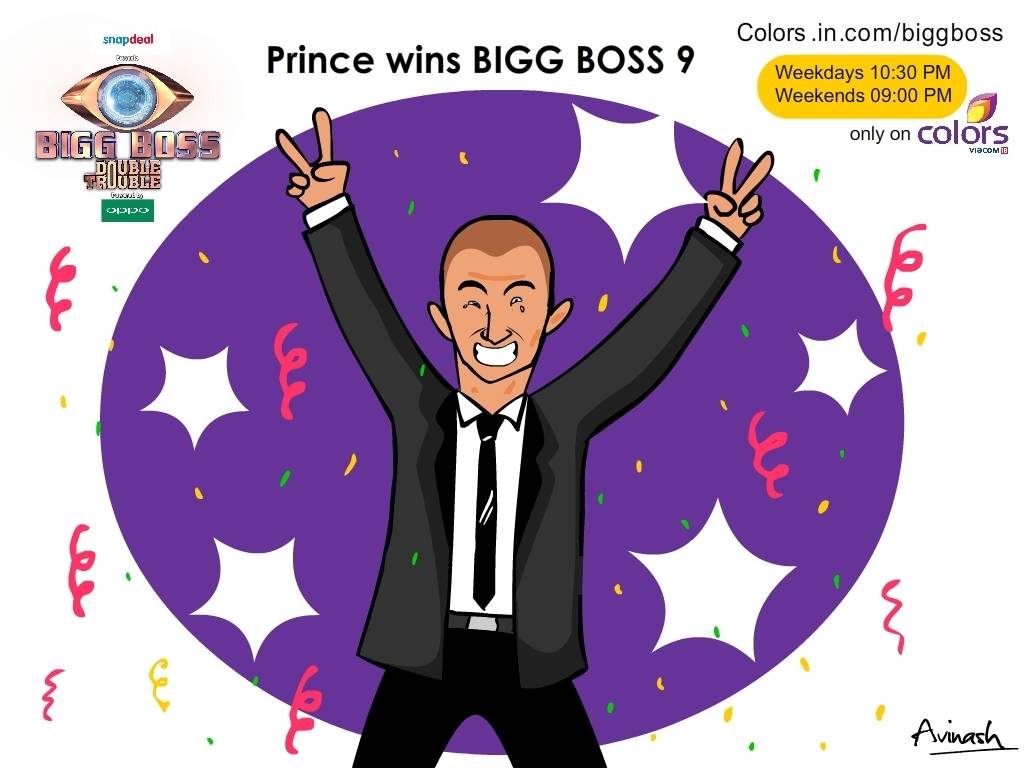 Prince wins Bigg Boss 9 - Colors Tv